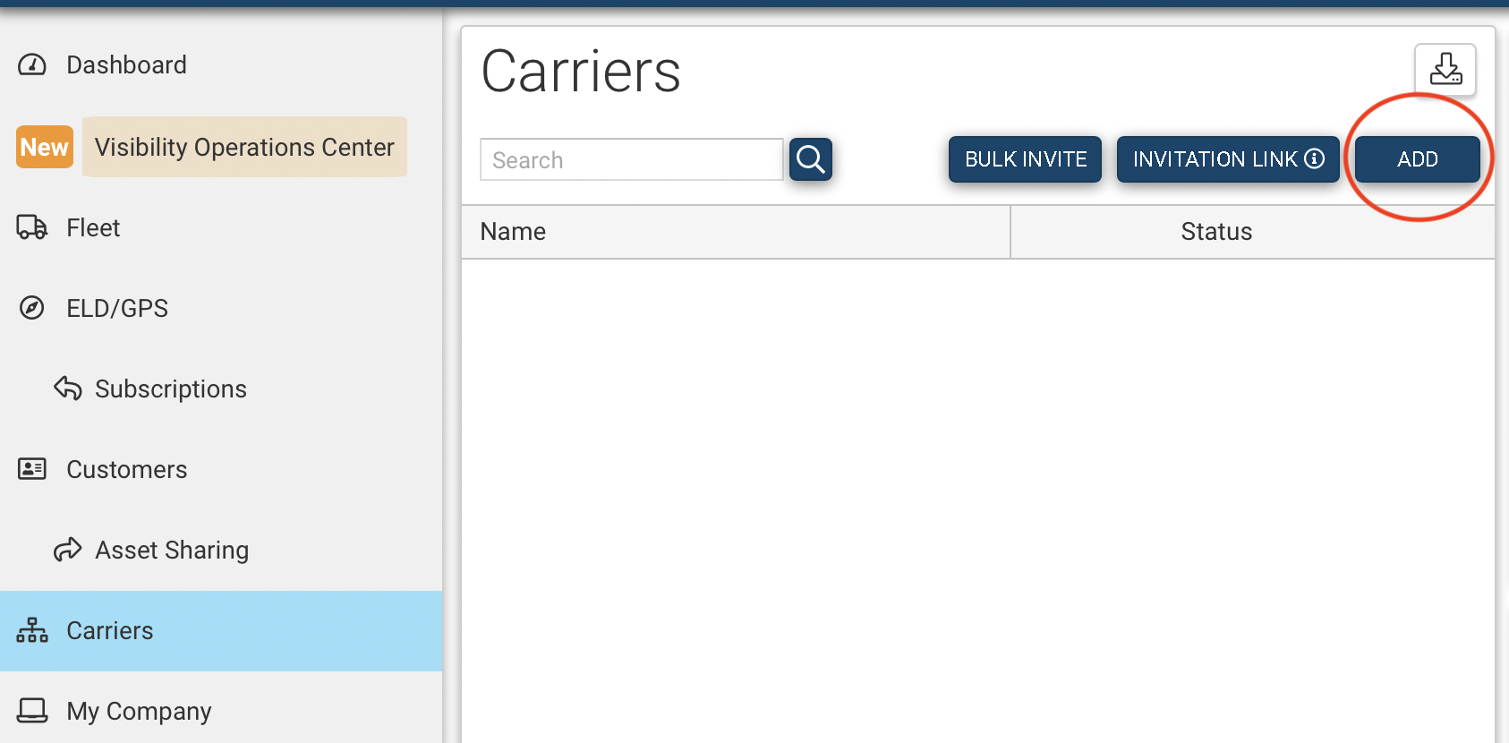 Add Carrier – project44
