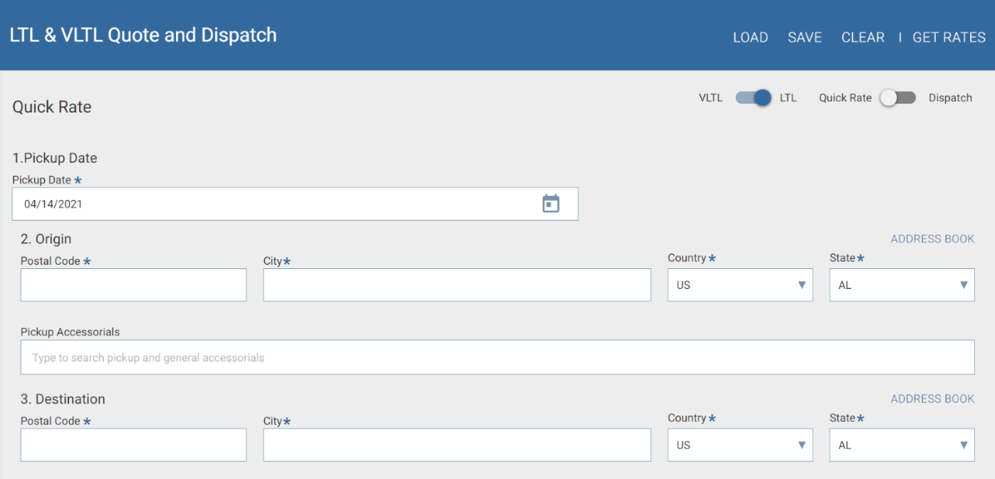 Run a Quote & Dispatch a LTL & VLTL Shipment – project44