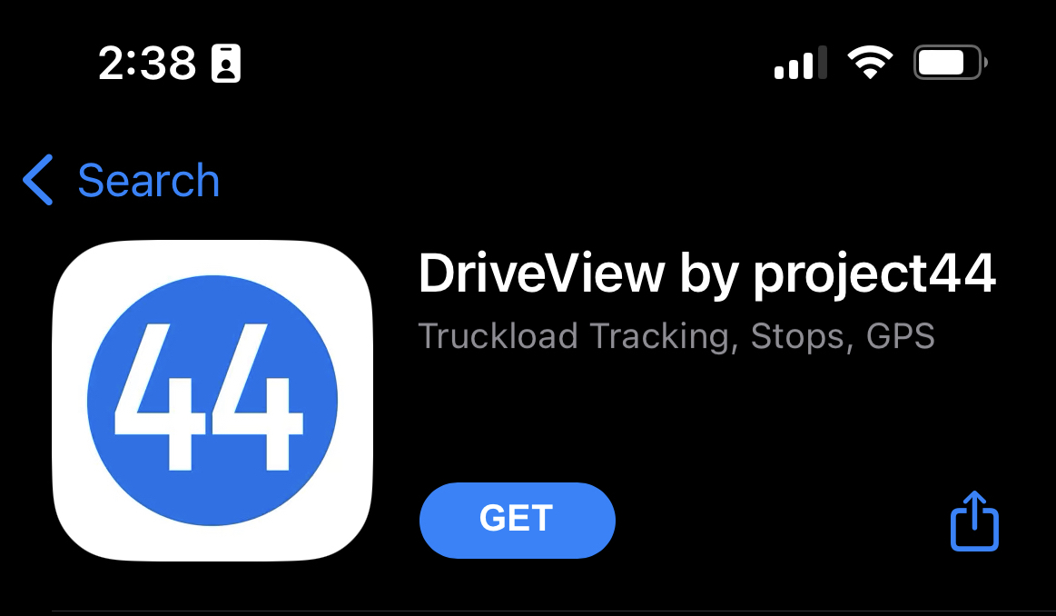 Install DriveView on an iPhone or iOS Device – project44
