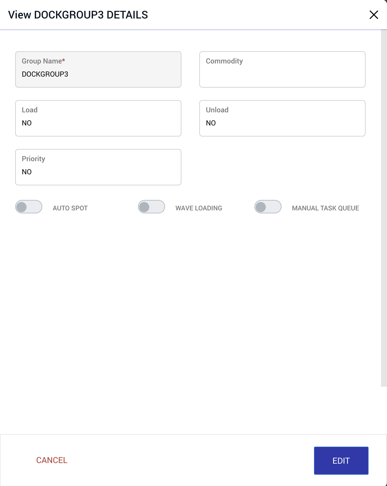 Create and Manage Dock Groups – project44